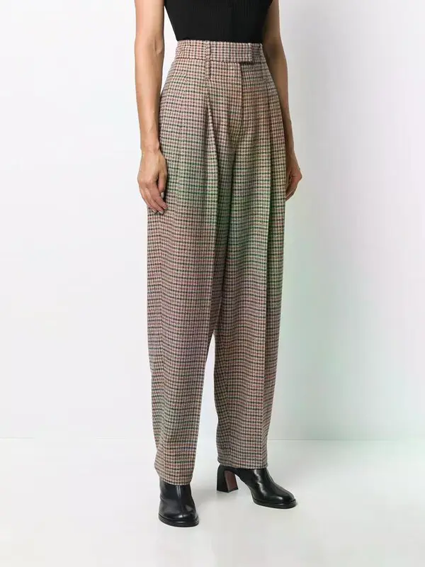 MAISON JEJIA Houndstooth Print Trousers