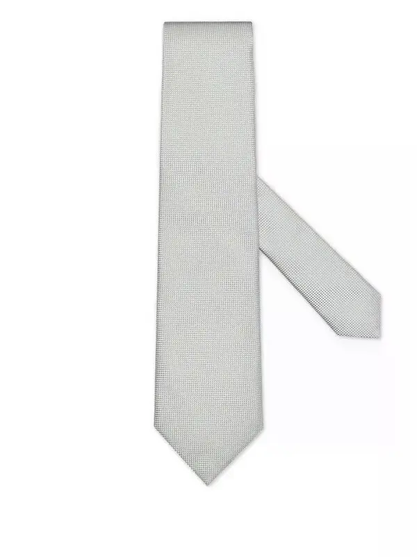 Zegna Textured Neck Tie - Grey