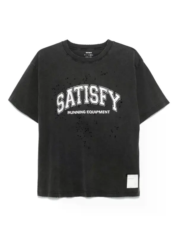 Satisfy Cotton T-shirt - Black