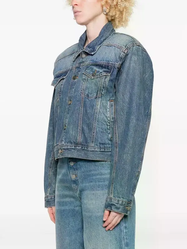 HAIKURE Button-fastening Denim Jacket