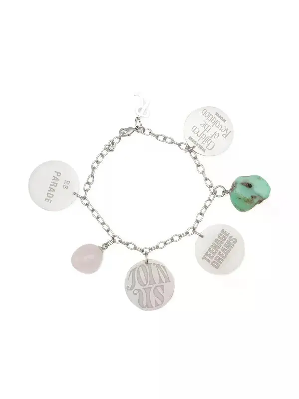 Raf Simons Medaillon Pendant Bracelet - Silver
