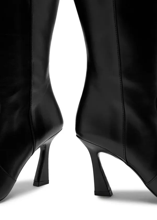 STUART WEITZMAN Vinnie 85 Leather Knee-high Boots