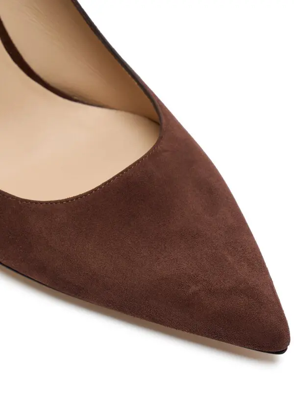 STUART WEITZMAN Power 85 Suede Pumps