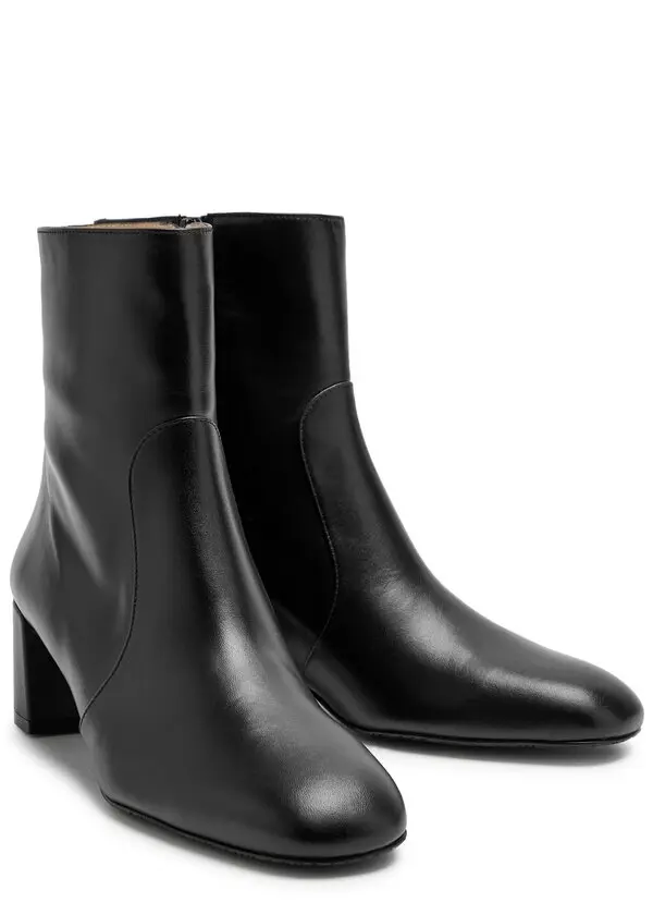 STUART WEITZMAN Maeve 50 Leather Ankle Boots