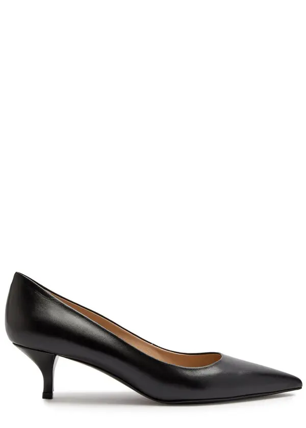 STUART WEITZMAN Power 50 Leather Pumps