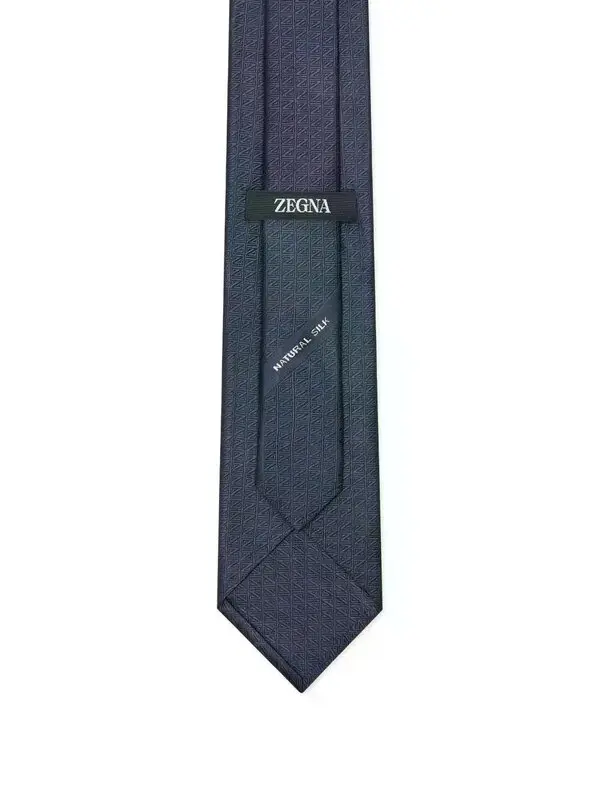Zegna Silk Neck Tie - Blue