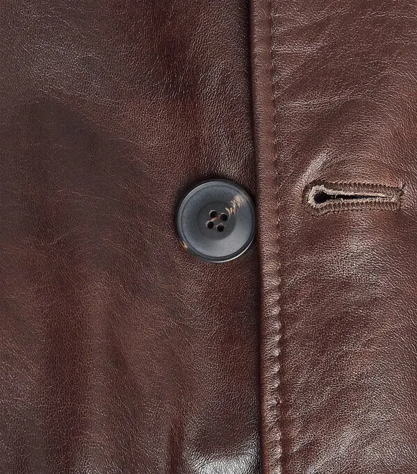 Max & Co. Leather Trench Coat