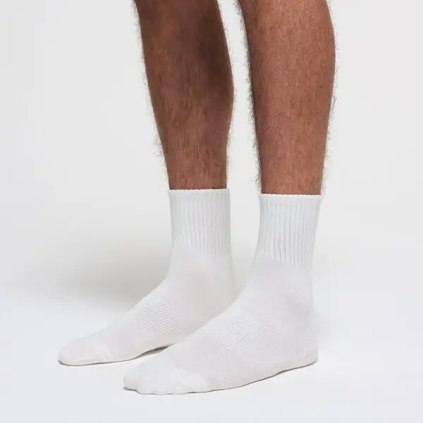 SKIMS 3-pack Crew Socks - Chalk