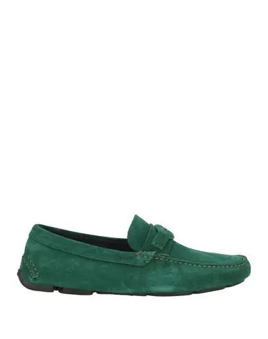 Giorgio Armani Leather Loafers - Green