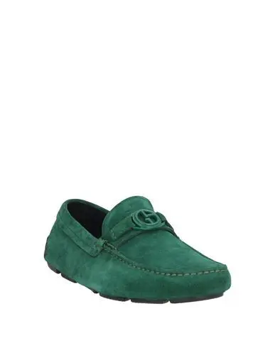 Giorgio Armani Leather Loafers - Green