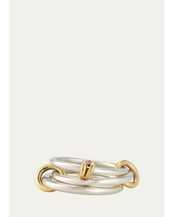 SPINELLI KILCOLLIN Raneth Sg Gris Three-link Ring - Whtslv