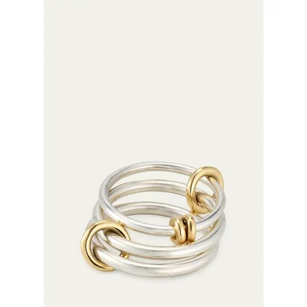 SPINELLI KILCOLLIN Raneth Sg Gris Three-link Ring - Whtslv