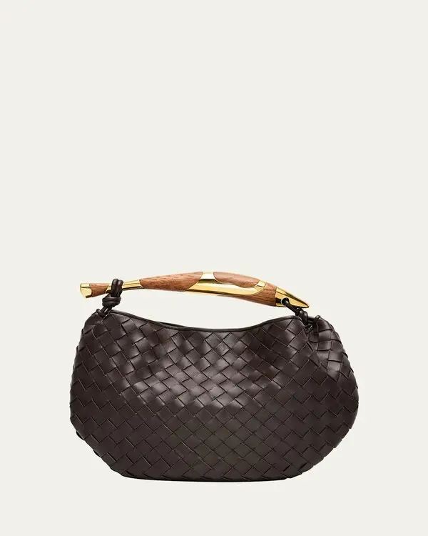 Bottega Veneta Small Intrecciato Leather Top-handle Bag - Fondant