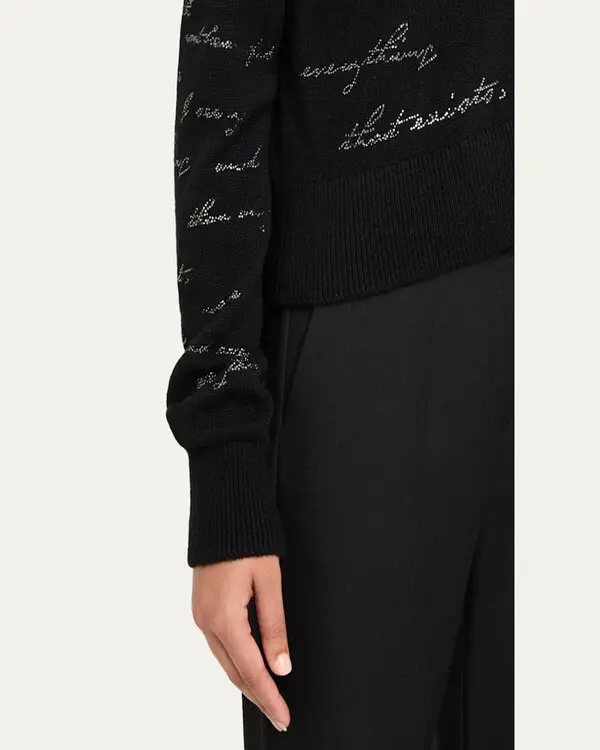 Libertine Body Language Embellished Crop Cardigan