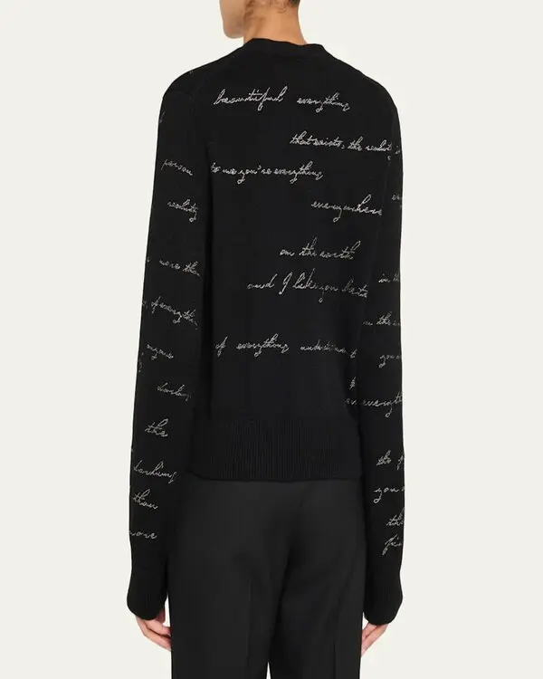 Libertine Body Language Embellished Crop Cardigan