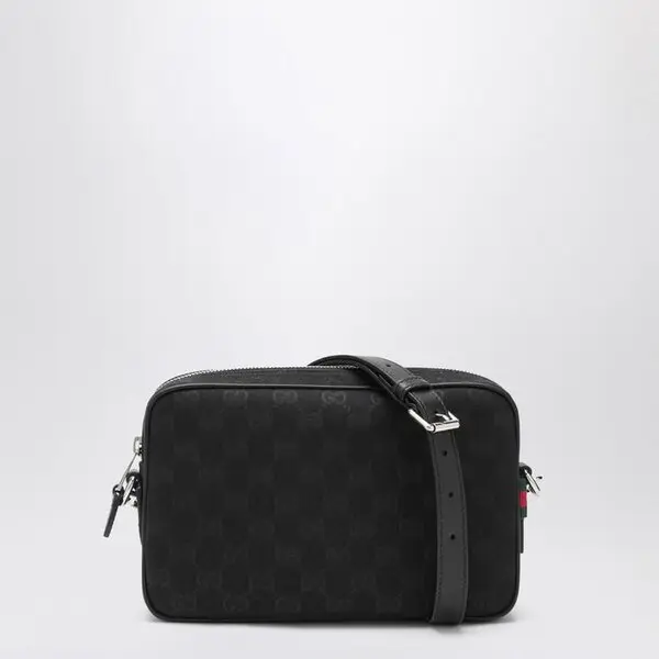 Gucci Gg Fabric Shoulder Bag - Black