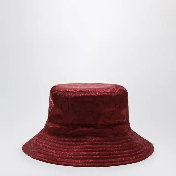 Gucci Reversible Gg Pattern Bucket Hat - Red