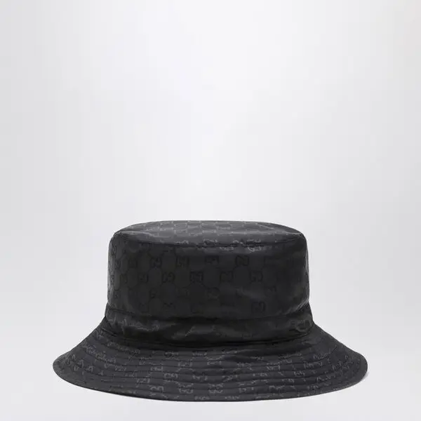 Gucci Reversible Gg Pattern Bucket Hat - Black