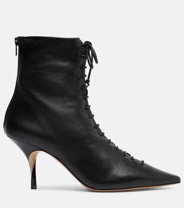 Jacquemus Leather Ankle Boots