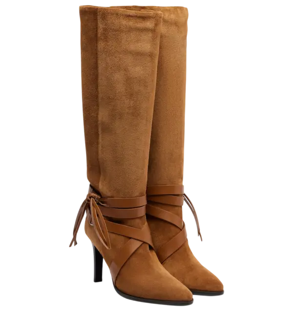 Isabel Marant Analui 90 Suede Knee-high Boots