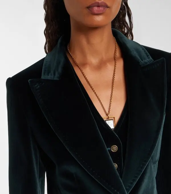 Etro Cotton Velvet Blazer