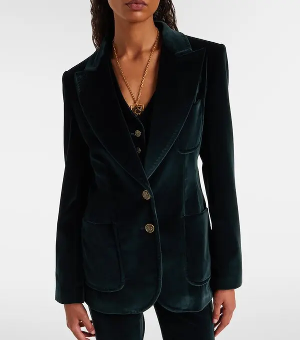 Etro Cotton Velvet Blazer