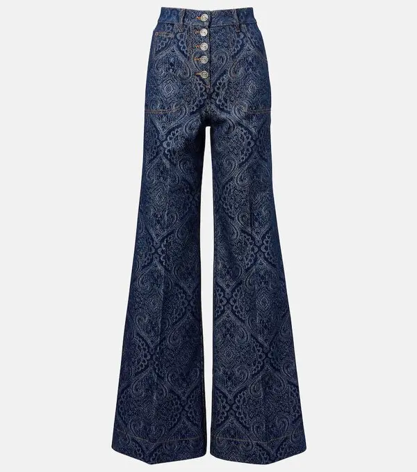 Etro Pegaso High-rise Flared Jeans