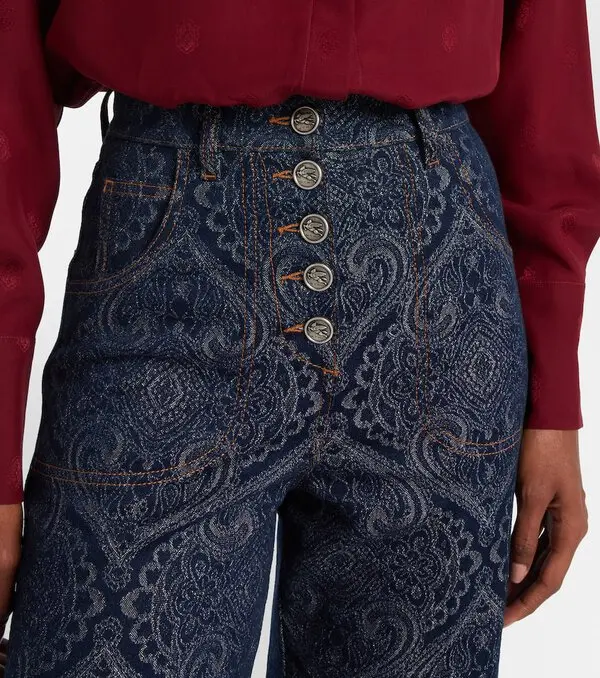 Etro Pegaso High-rise Flared Jeans