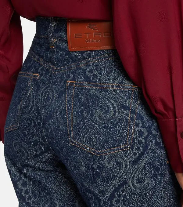 Etro Pegaso High-rise Flared Jeans