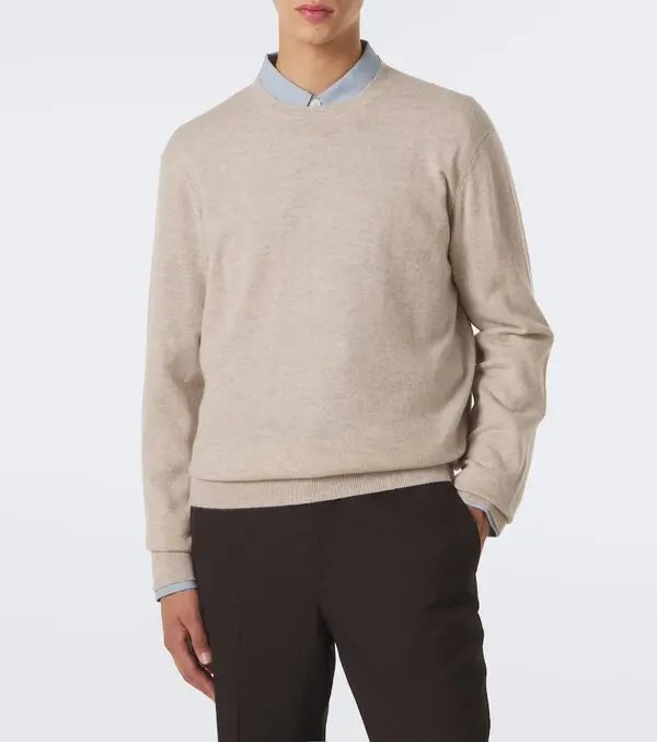 ALLUDE Wool And Cashmere Sweater - Beige