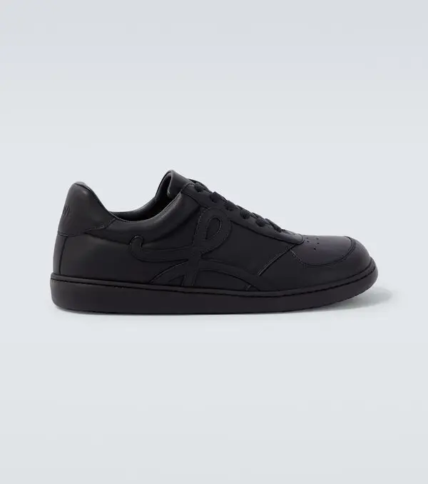 Loewe Jambo Leather Sneakers - Black