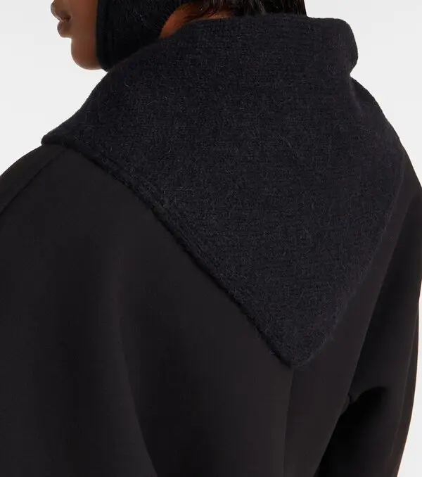 Jacquemus Gros Grain Scarf - Black