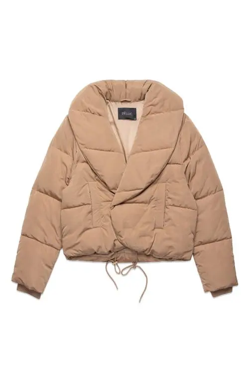 Deluc Gregory Quilted Crop Puffer Jacket