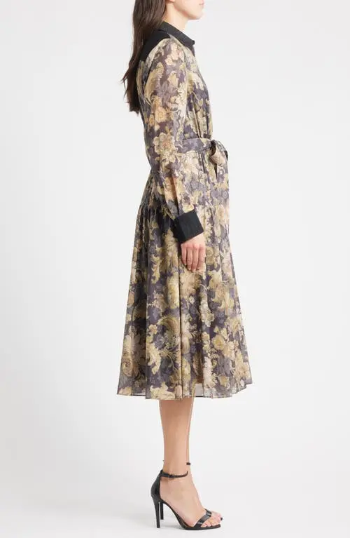 Kobi Halperin Mixed Media Sleeveless Sheath Dress