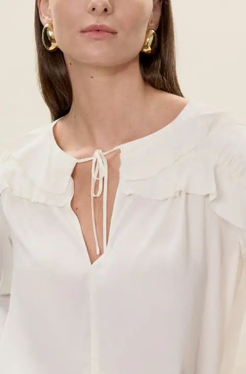 Rebecca Taylor Lillith Ruffle Blouse