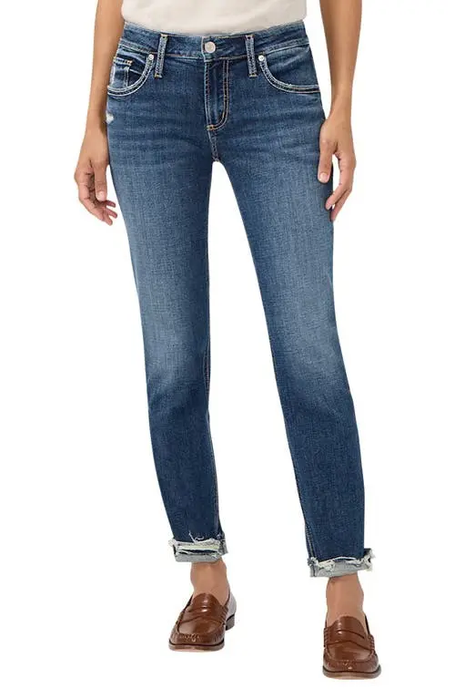 SILVER JEANS CO. Mid-rise Slim Boyfriend Jeans