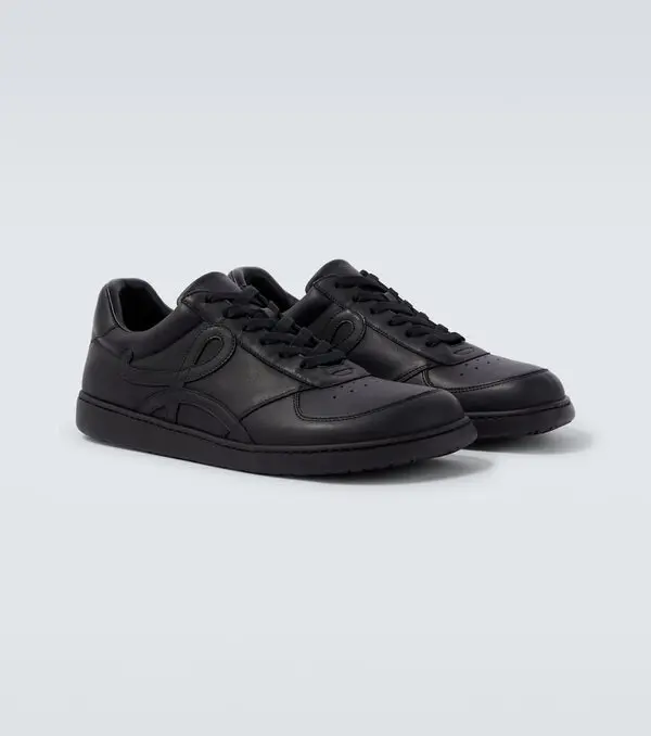 Loewe Jambo Leather Sneakers - Black