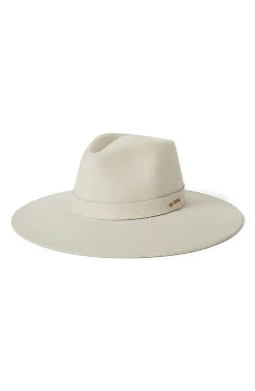 Brixton Eleanor Packable Wool Felt Hat - Off White