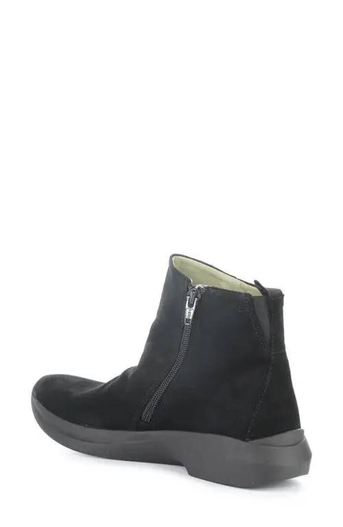 Fly London Platform Wedge Bootie - Black