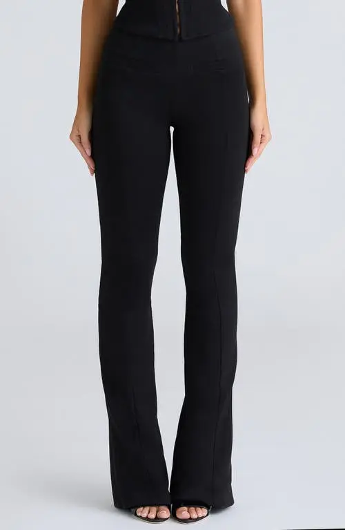 House Of Cb Fitted Bootcut Ponte Pants