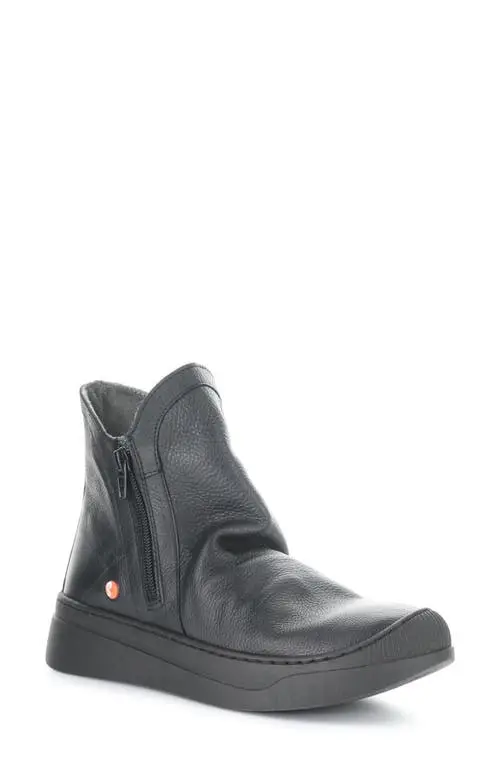 Fly London Abil Platform Wedge Bootie - Black