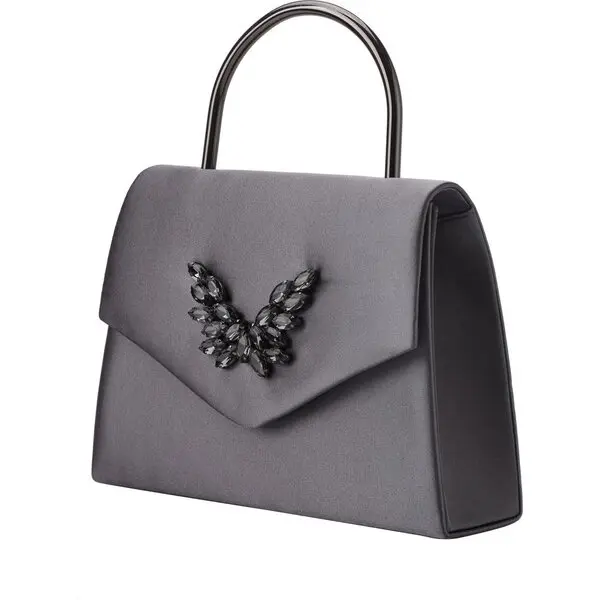 LADY COUTURE Evening Handbag - Pewter