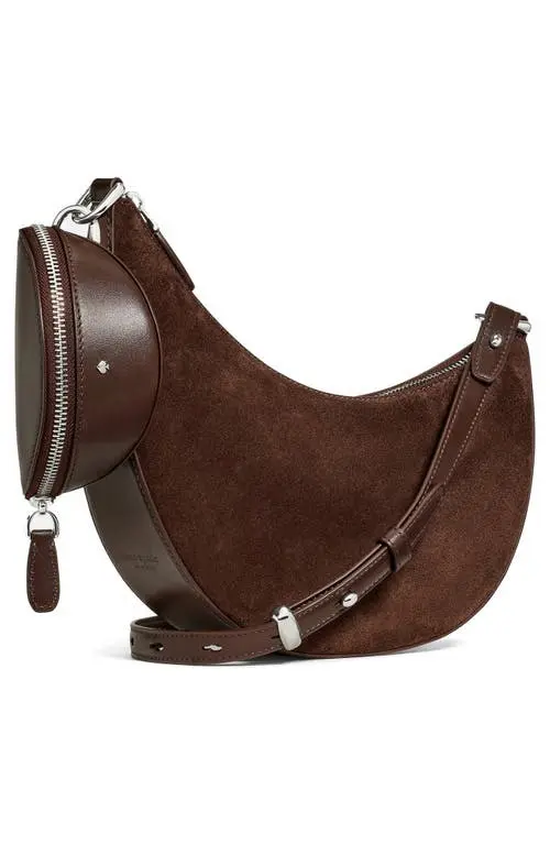 Kate Spade New York Pebble Leather Crossbody Bag - Hot Fudge