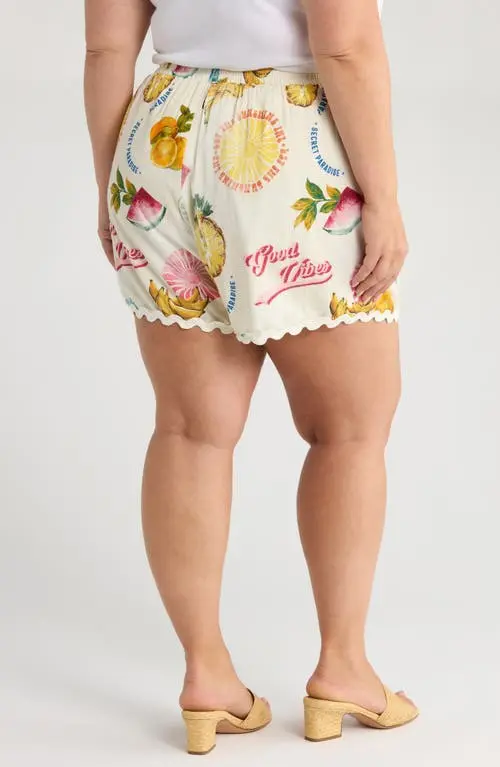 SUGARLIPS Printed Drawstring Shorts