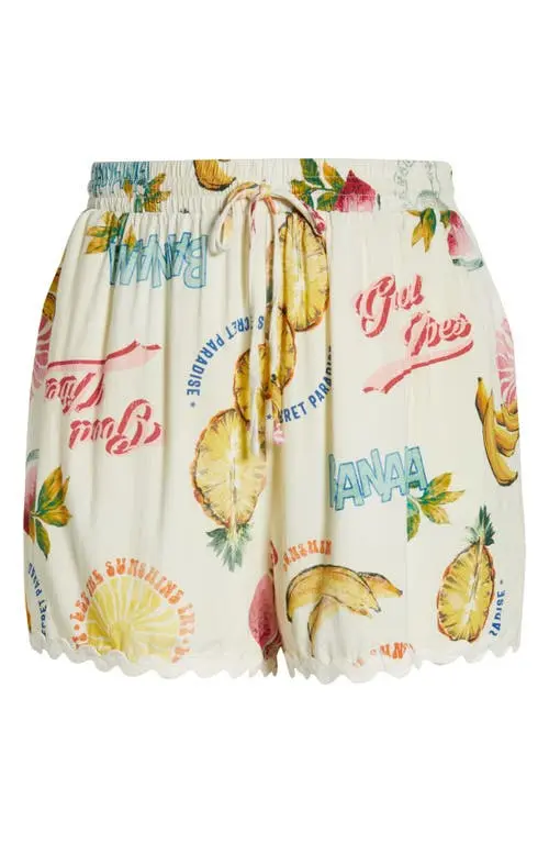 SUGARLIPS Printed Drawstring Shorts