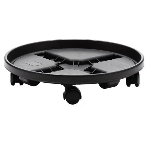 BLOEM 14" Round Planter Caddy With Wheels
