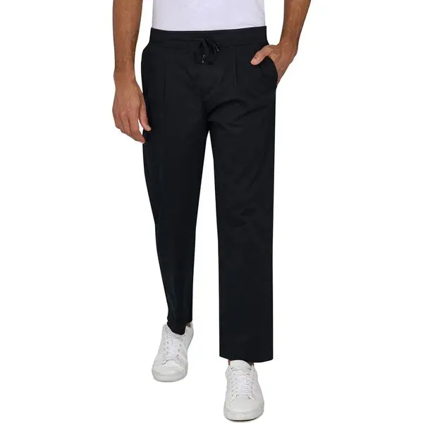 BROOKLYN BRIGADE Solid Drawstring Pants - Black
