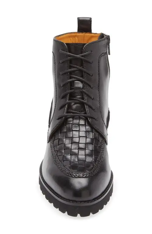 Robert Zur Bryn Leather Lace-up Boots - Black