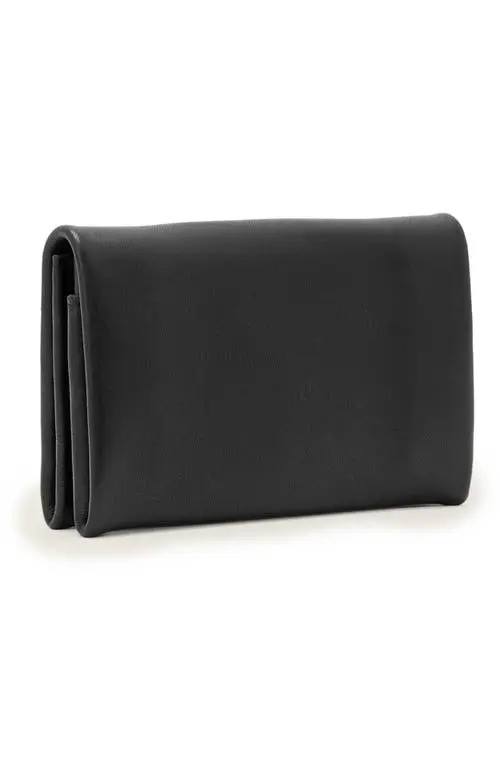 ALLSAINTS Harluna Leather Bifold Wallet - Black/silver