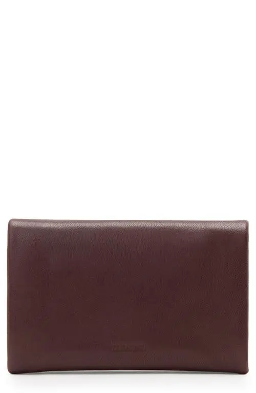 ALLSAINTS Harluna Leather Bifold Wallet - Dark Red